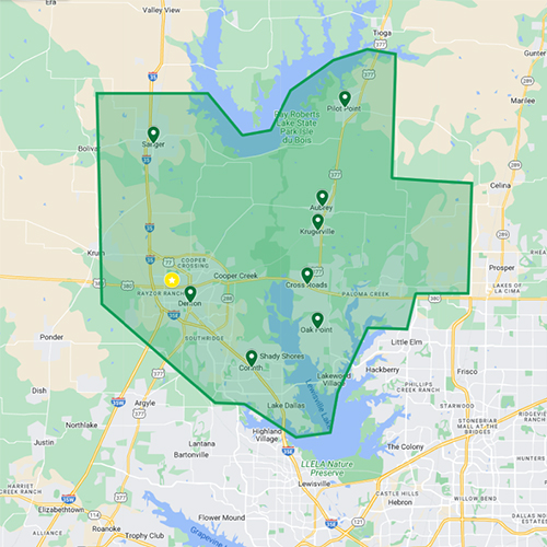 Locations - Denton Maids - House Cleaning Services in Denton, Texas